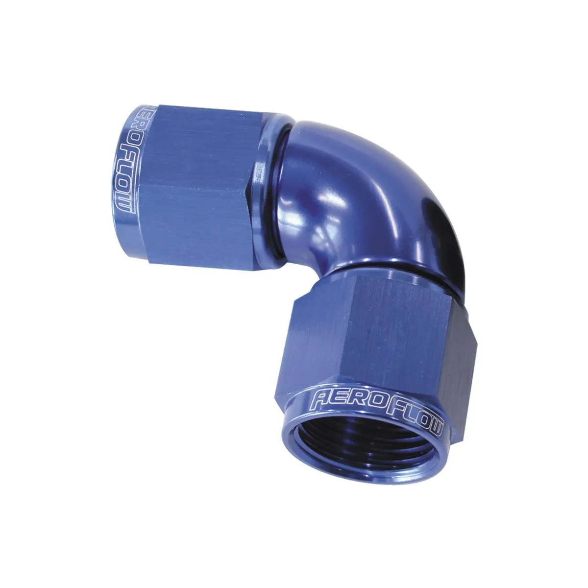 Aeroflow AF583-04X 90 Deg Full Flow Female Swivel Coupler -4AN