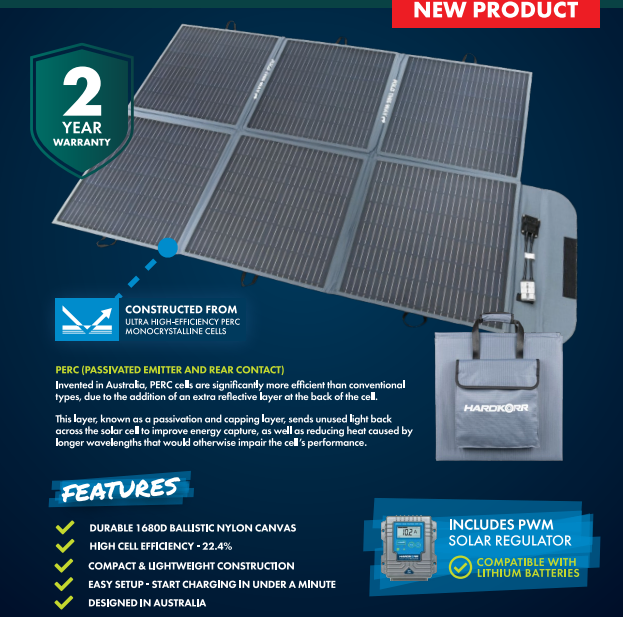 Hardkorr HKPSOLBL-XPX Portable Solar Blanket with Lithium Compatible ...