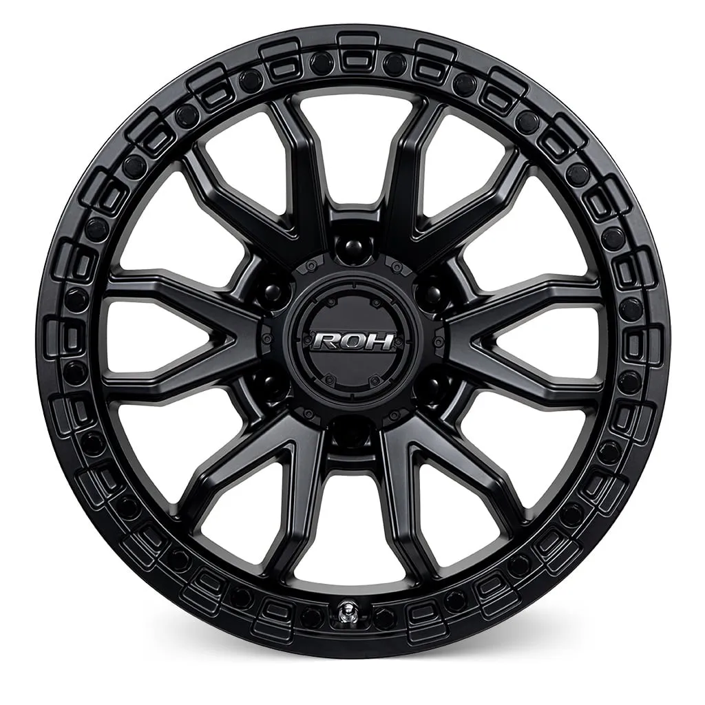 ROH Wheels RAD179MB-XPX Raid Matt Black Wheels