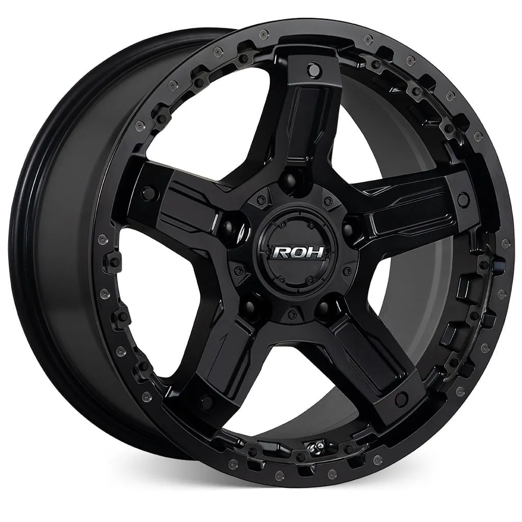 ROH Wheels ROK179MB-XPX Rock Matt Black Tint Mill Wheels