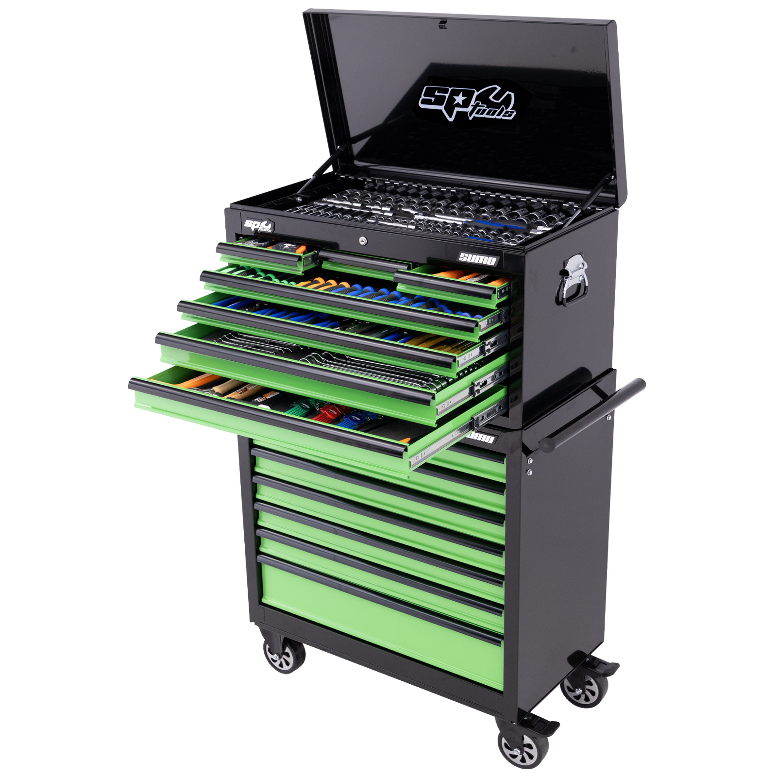 SP Tools SP50177-XPX Sumo Series Tool Kit Combo - 417pc - Metric & SAE